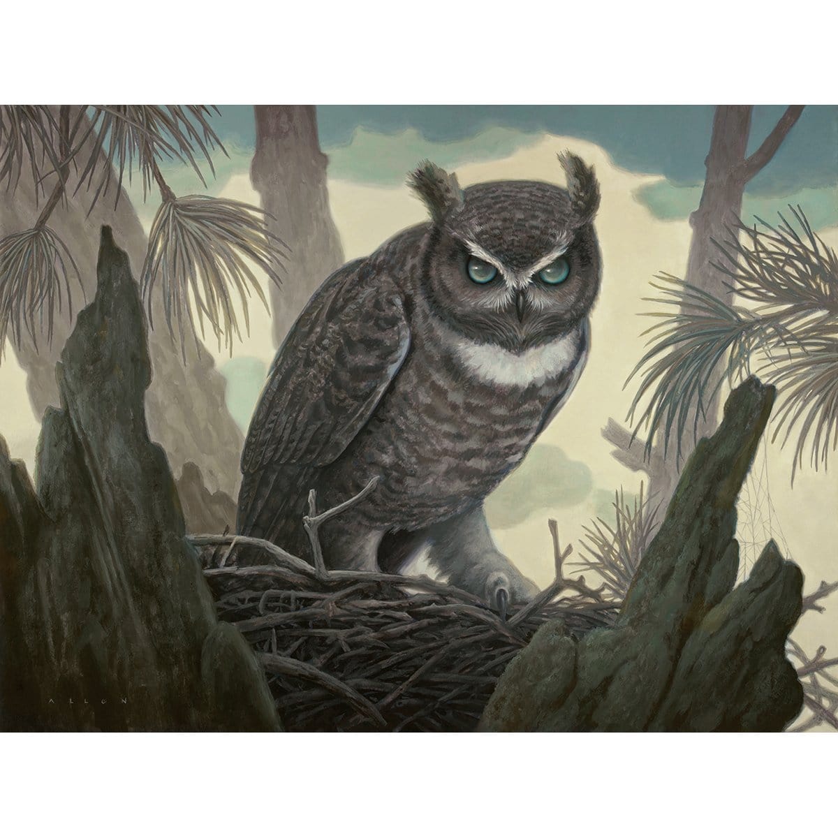 Secret Lair Tagged "Bird" - Original Magic Art