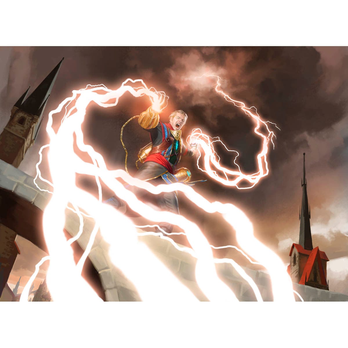 Command the Storm Print - Original Magic Art