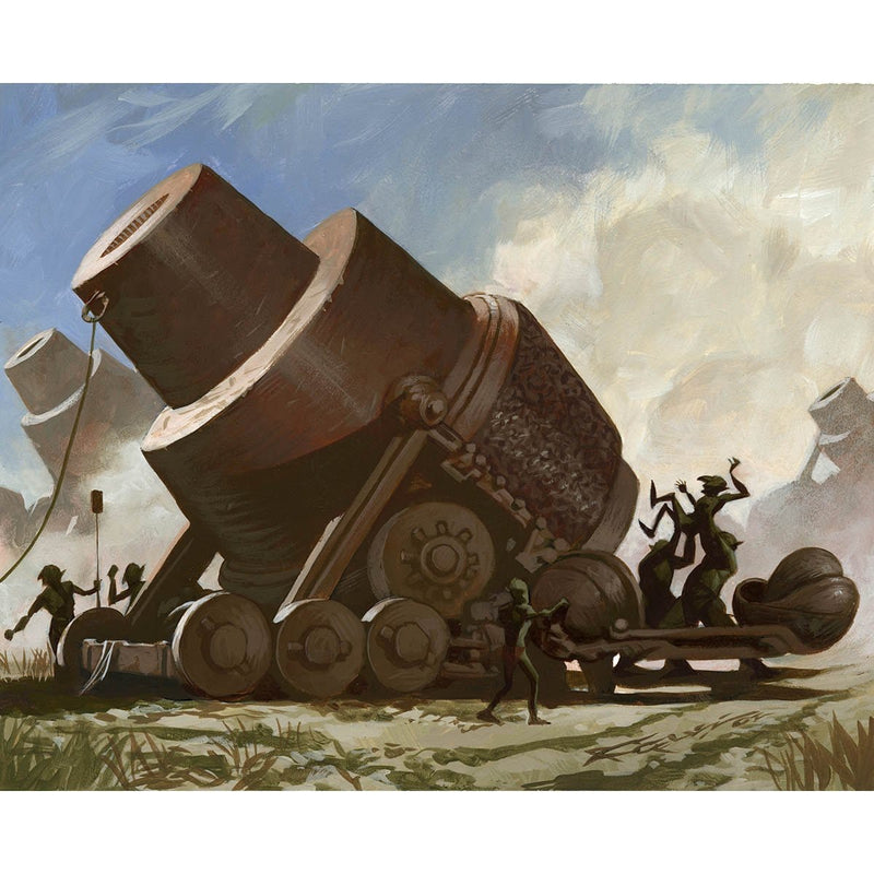 Fodder Cannon Print - Original Magic Art