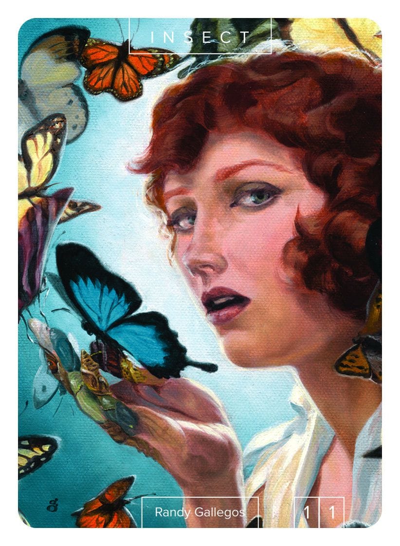 Insect Token (1/1) by Randy Gallegos - Original Magic Art