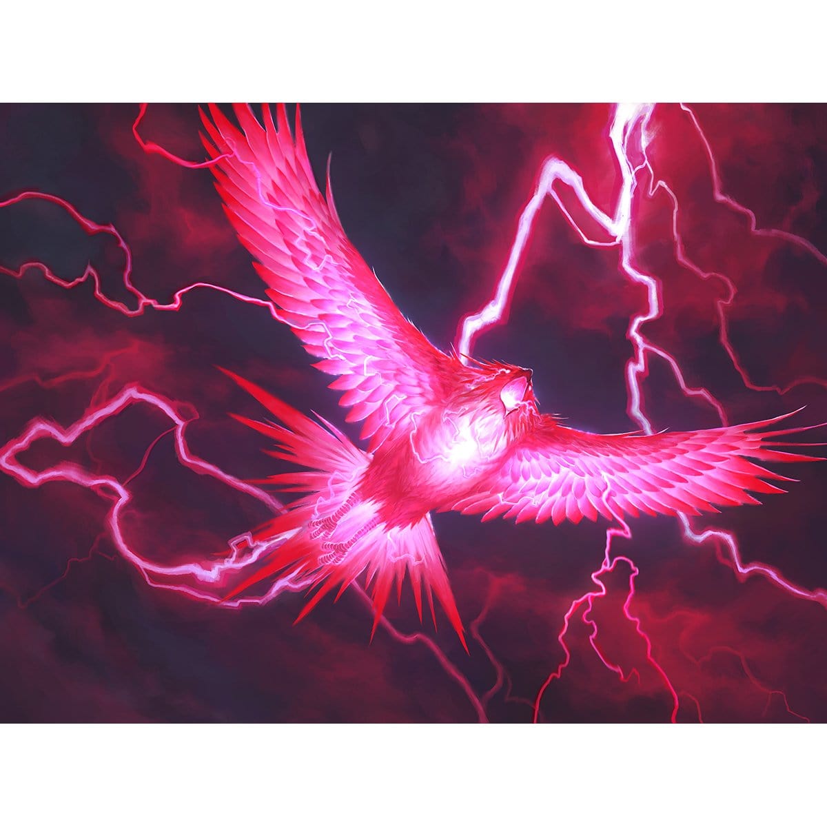 Pink Phoenix Bird