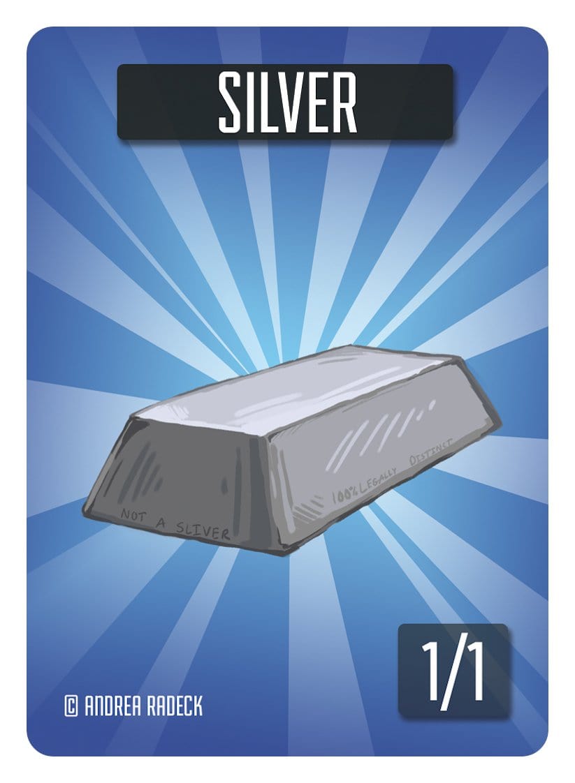 Silver Token (1/1) by Andrea Radeck - Original Magic Art
