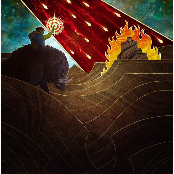 Stone Rain Print - Original Magic Art